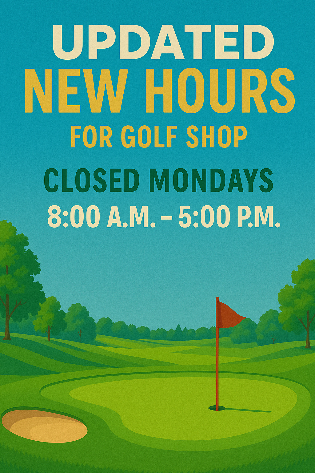 Upcoming Events - Scott Park Golf Links